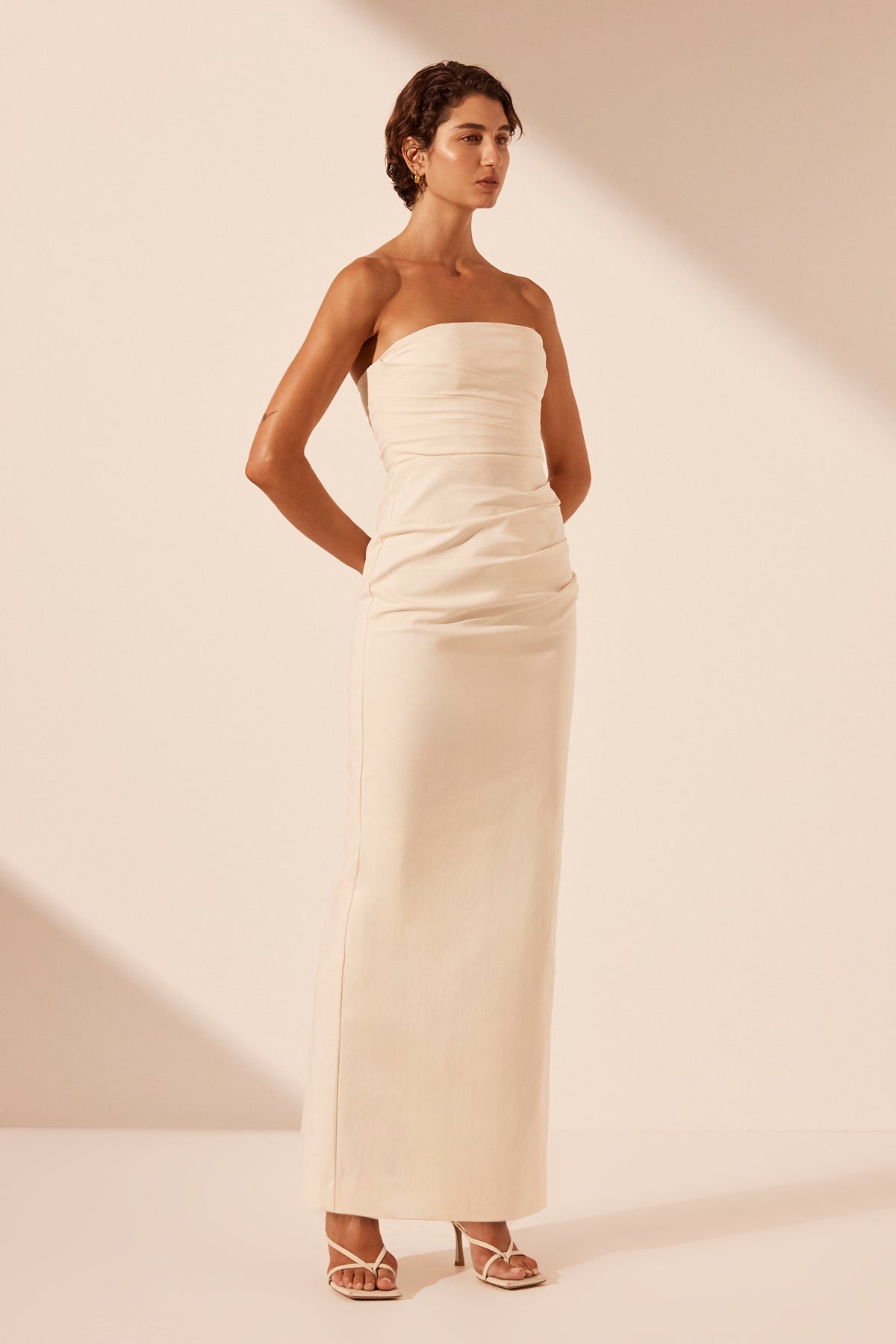 Shona Joy Ivory Dress | Designer Collection | Coveti