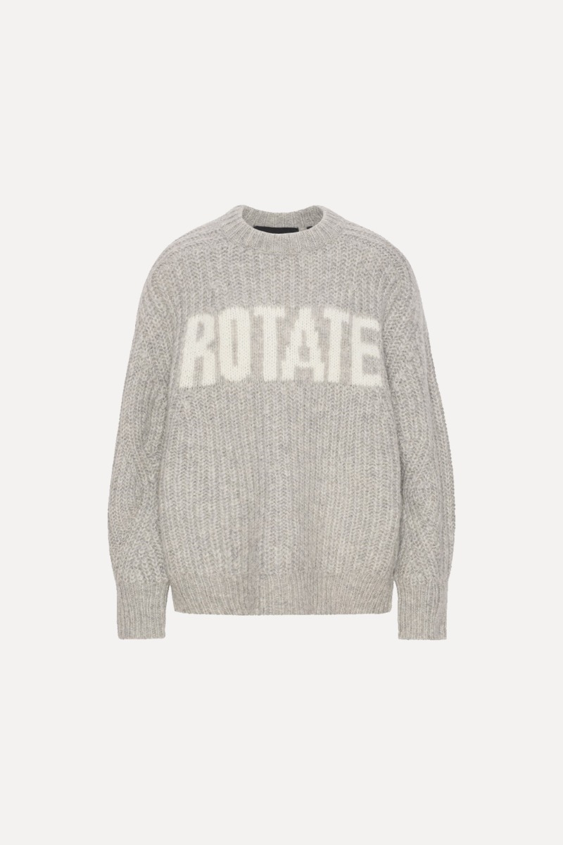 Rotate Gray Knitwear | Contemporary Ready to Wear | Coveti