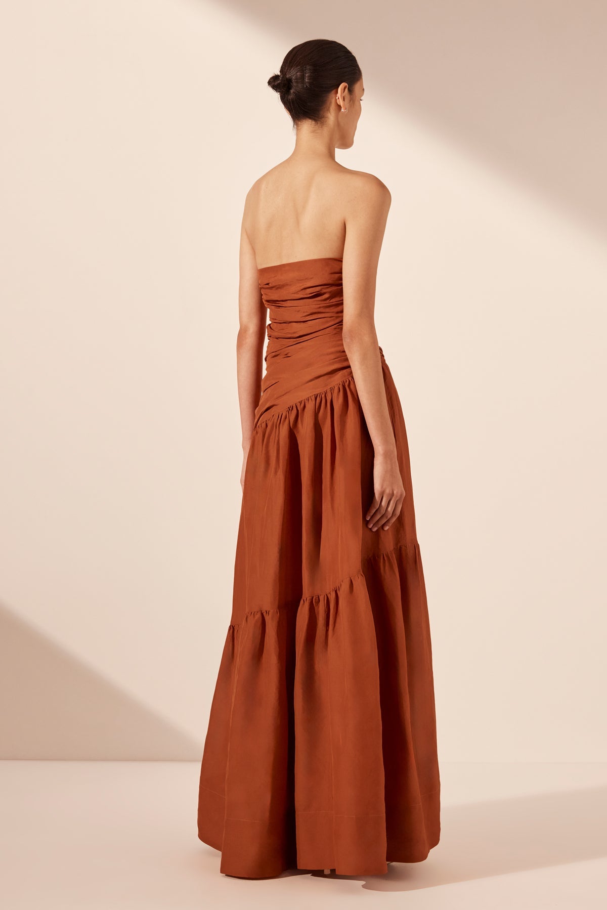 Shona Joy Brown Dress | Designer Collection | Coveti