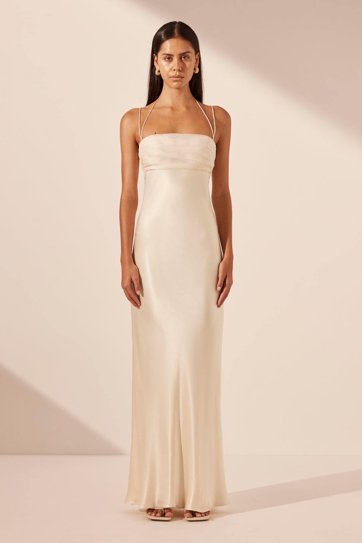 Shona Joy Ivory Dress | Designer Collection | Coveti