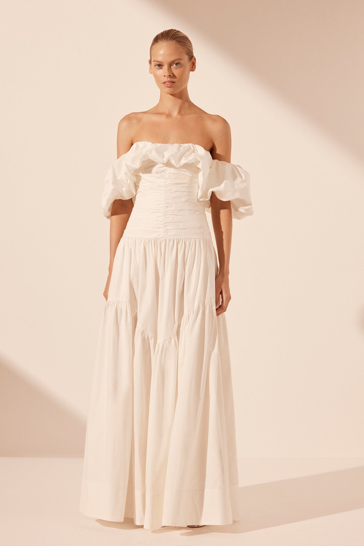 Shona Joy Ivory Dress | Designer Collection | Coveti