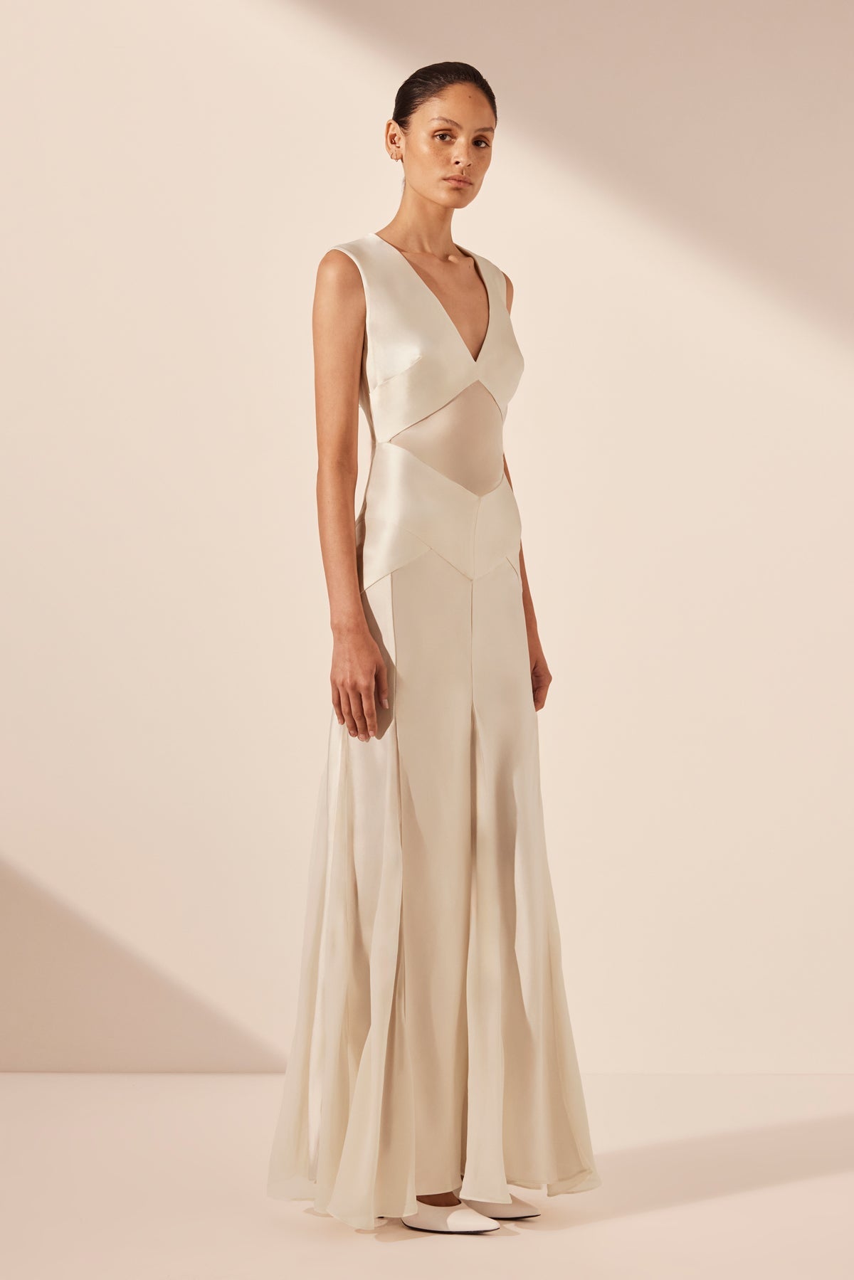 Shona Joy White Dress | Designer Collection | Coveti
