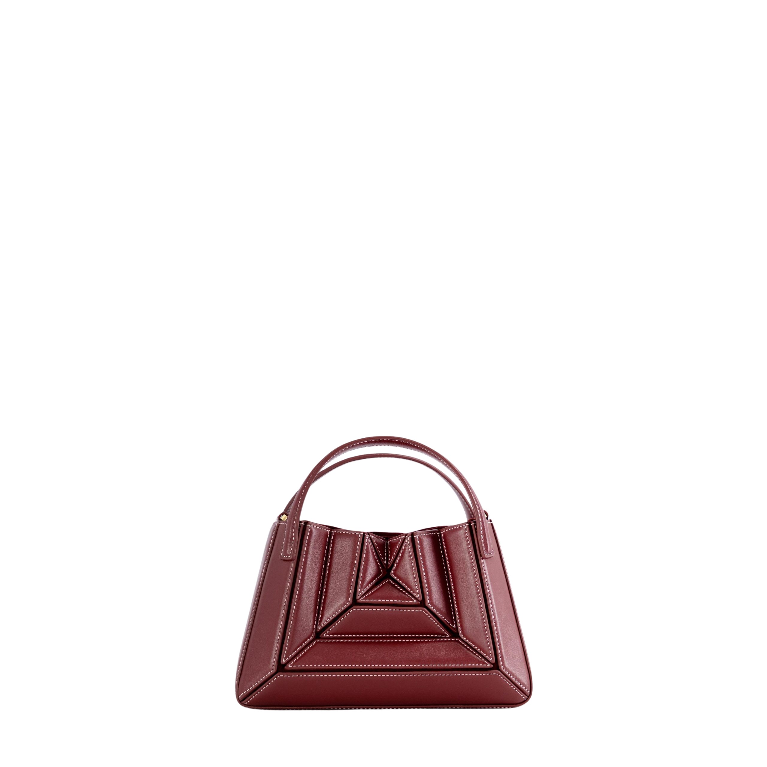 Mini Sera Tote - Bordeaux | Mlouye Mini Bags Designer Collection | Coveti