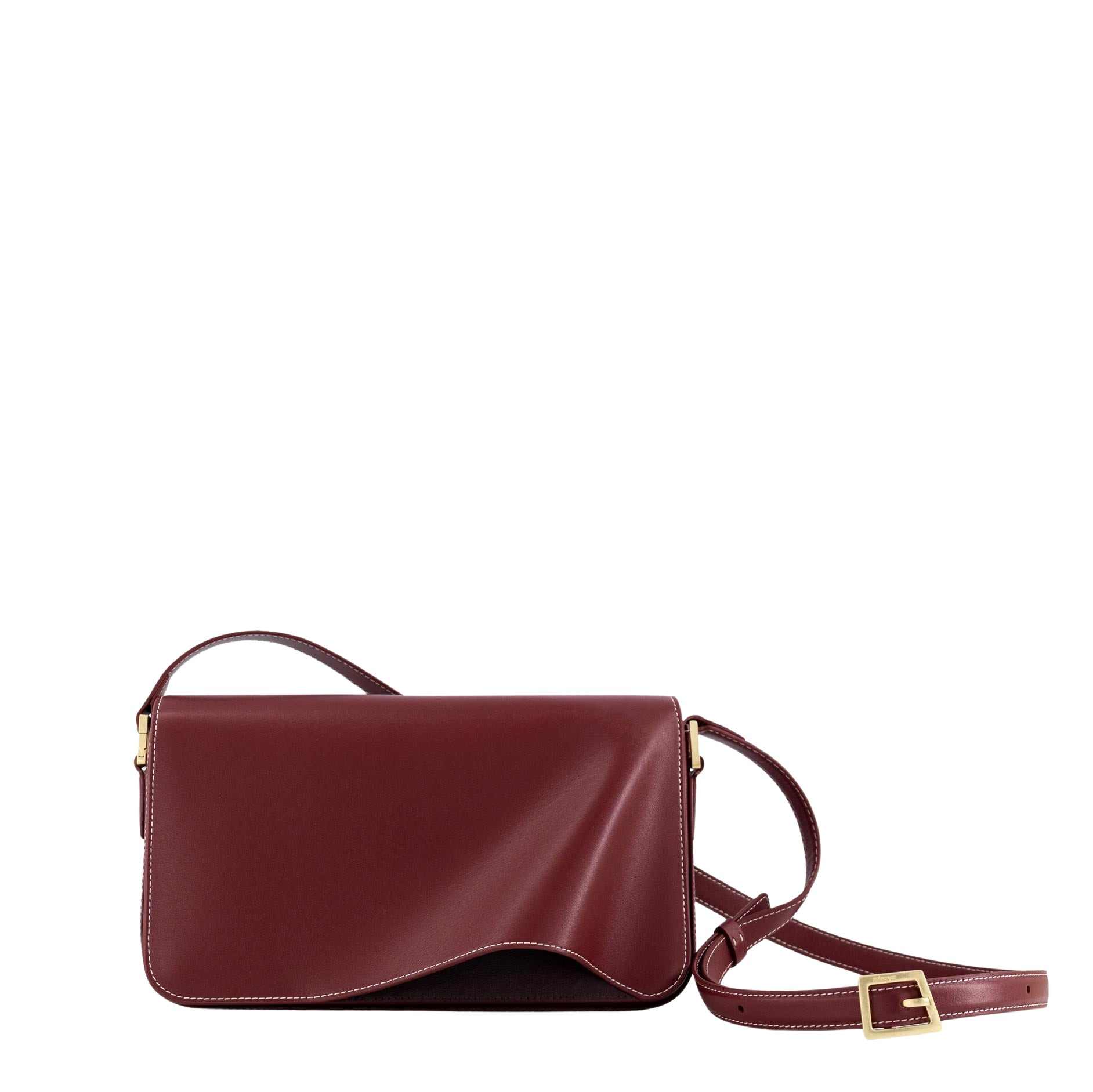 Pulse - Bordeaux | Mlouye Shoulder Bags Designer Collection | Coveti