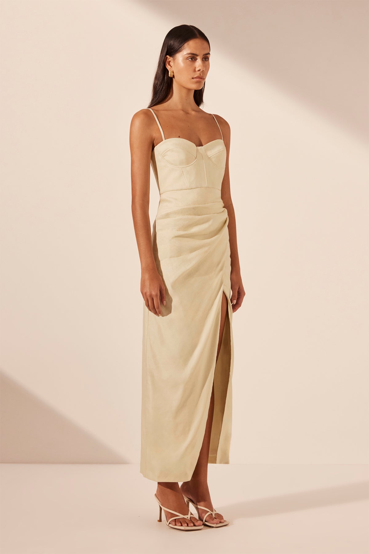 Shona Joy Neutrals Dress | Designer Collection | Coveti