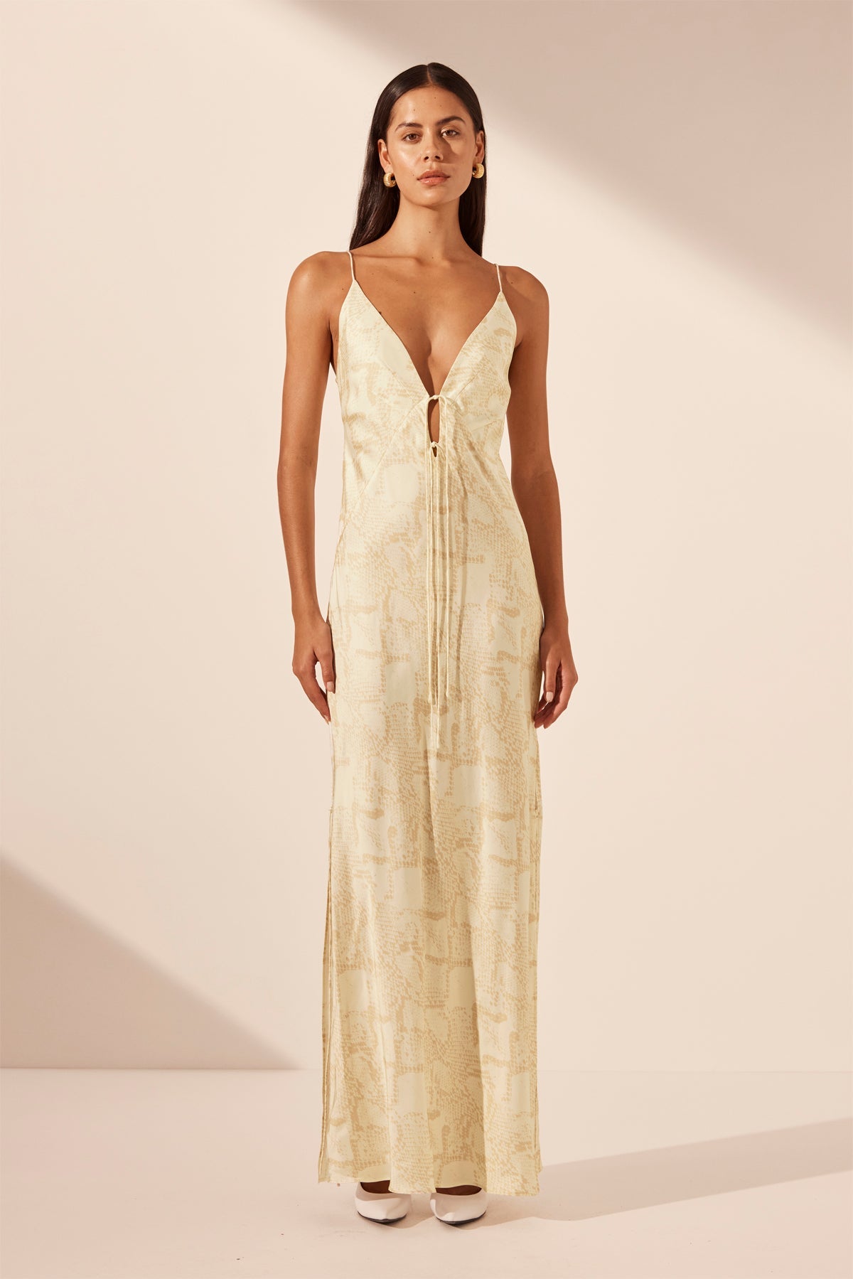 Shona Joy Ivory Dress | Designer Collection | Coveti
