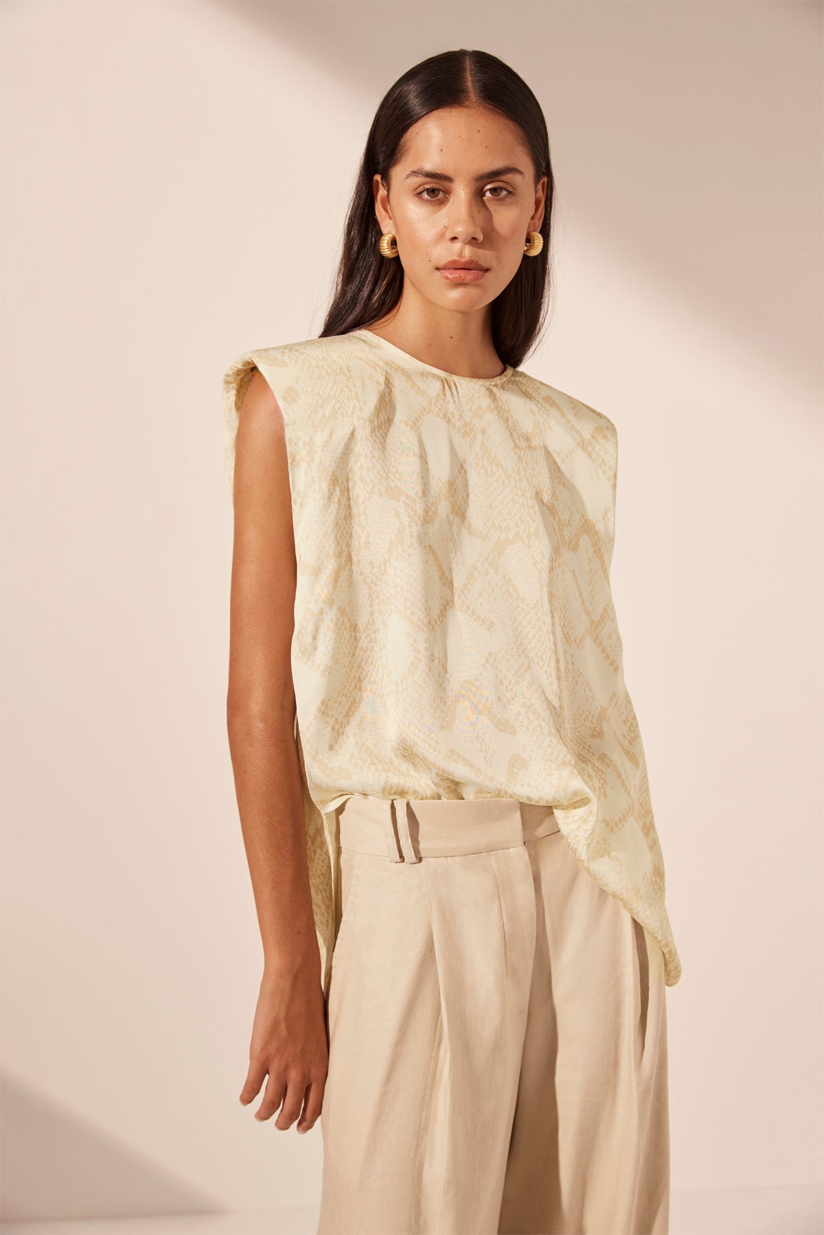 Shona Joy Ivory Top | Designer Collection | Coveti