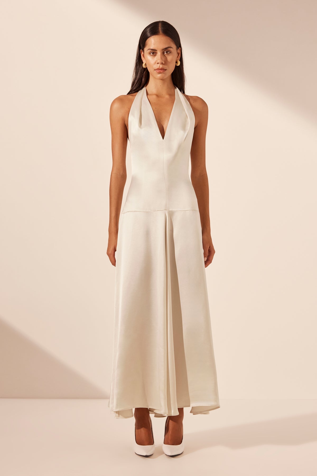 Shona Joy Ivory Dress | Designer Collection | Coveti