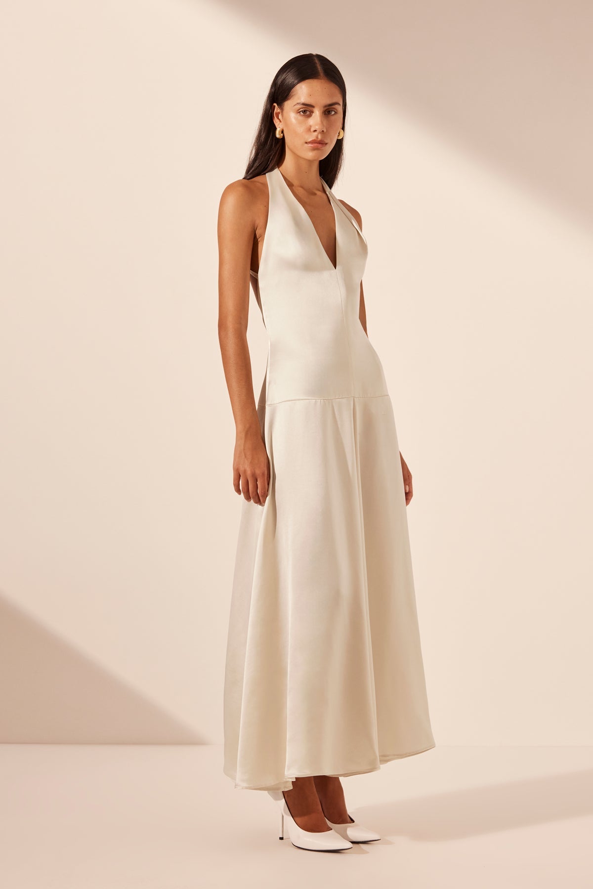 Shona Joy Ivory Dress | Designer Collection | Coveti