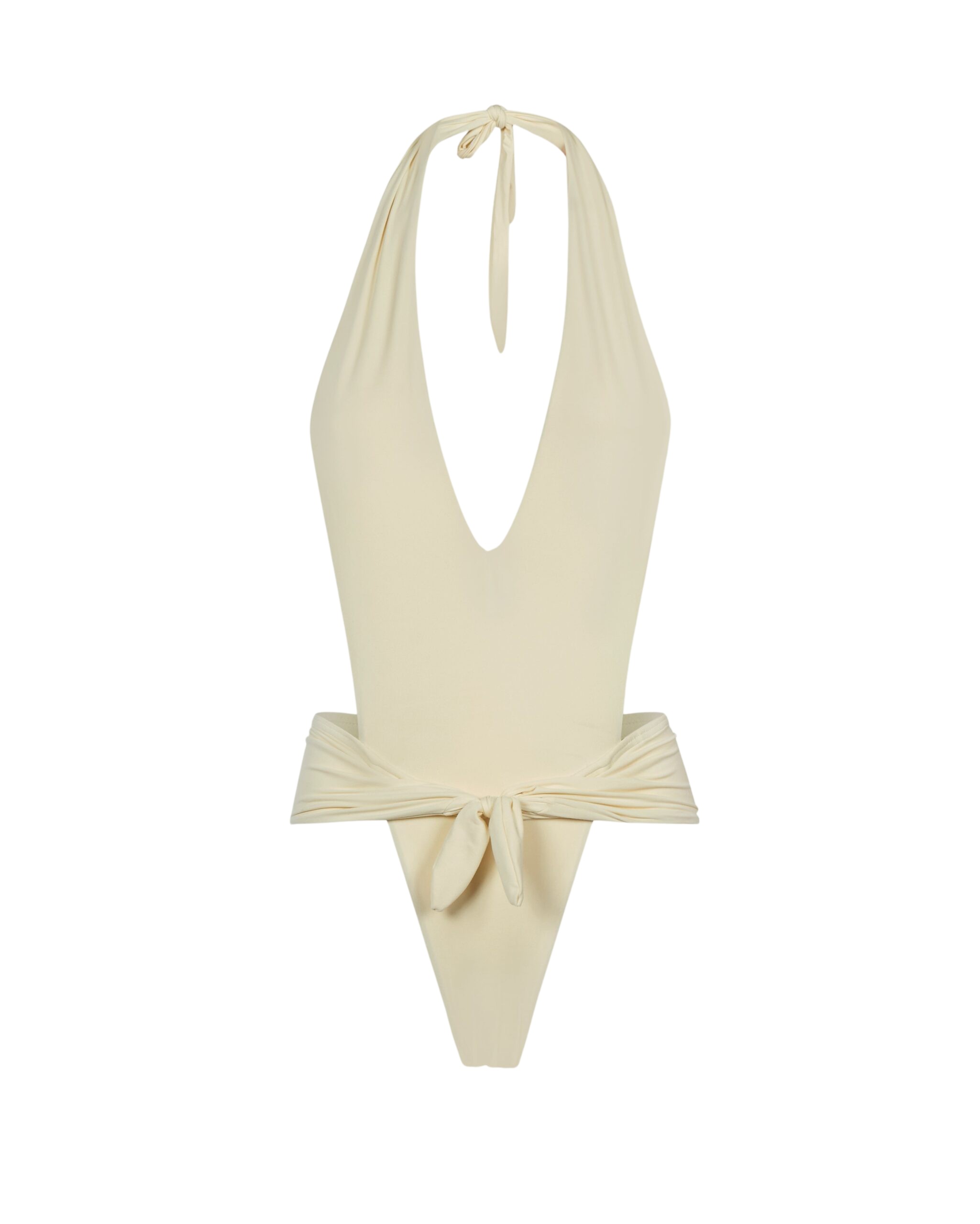 Ivory Feather Swimsuit | Coveti