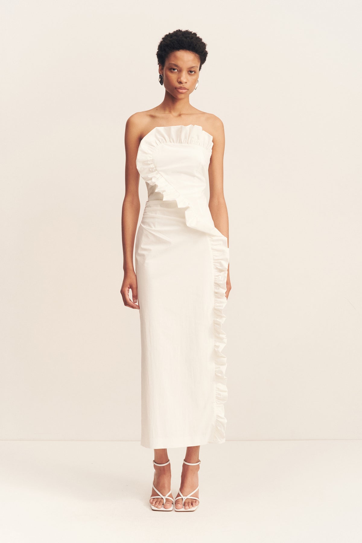 Shona Joy White Dress | Designer Collection | Coveti