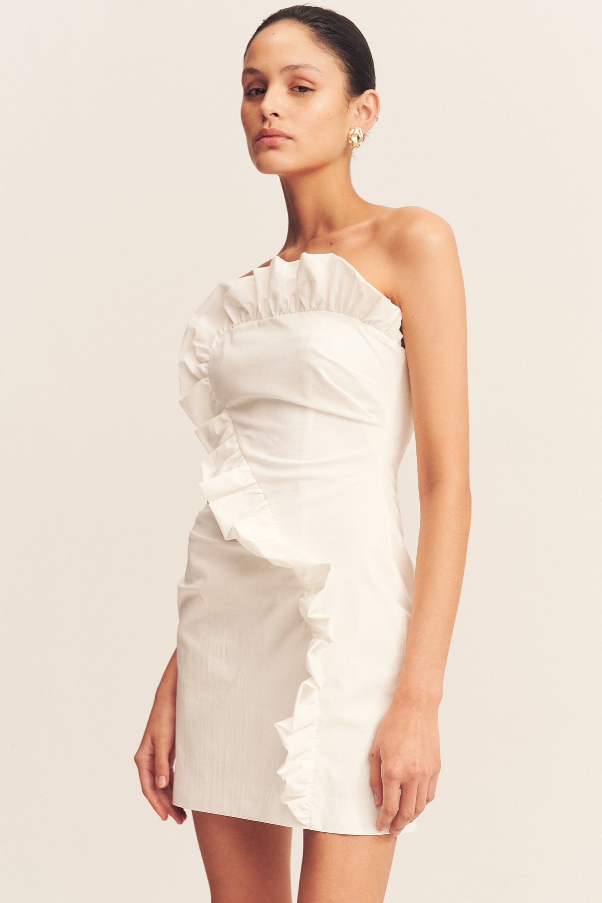 Shona Joy White Dress | Designer Collection | Coveti