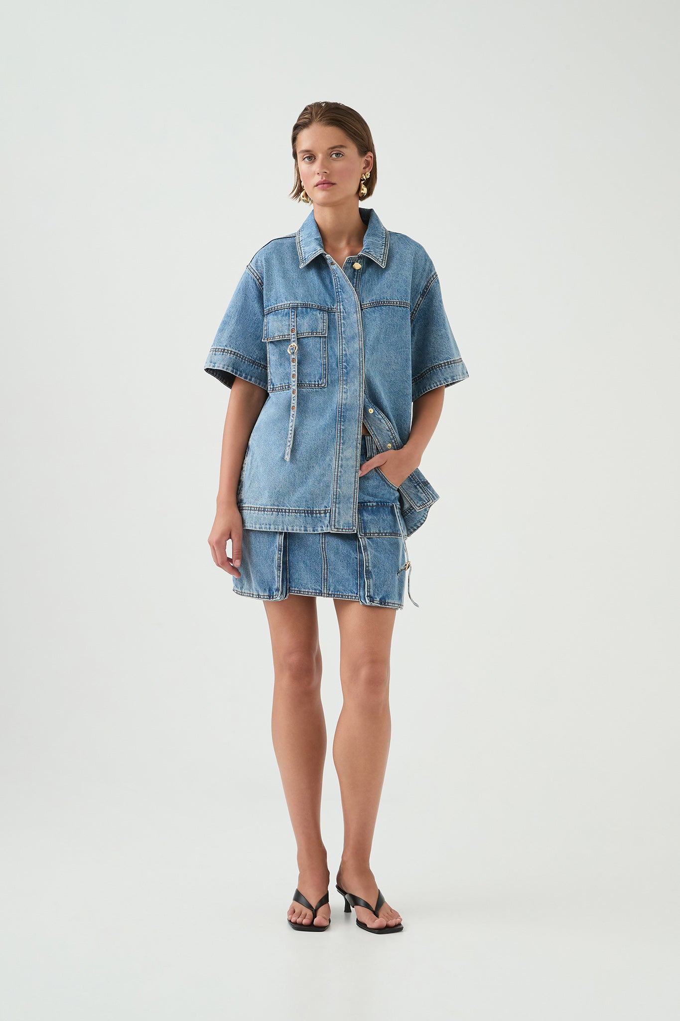 Juno Denim Shirt | Coveti