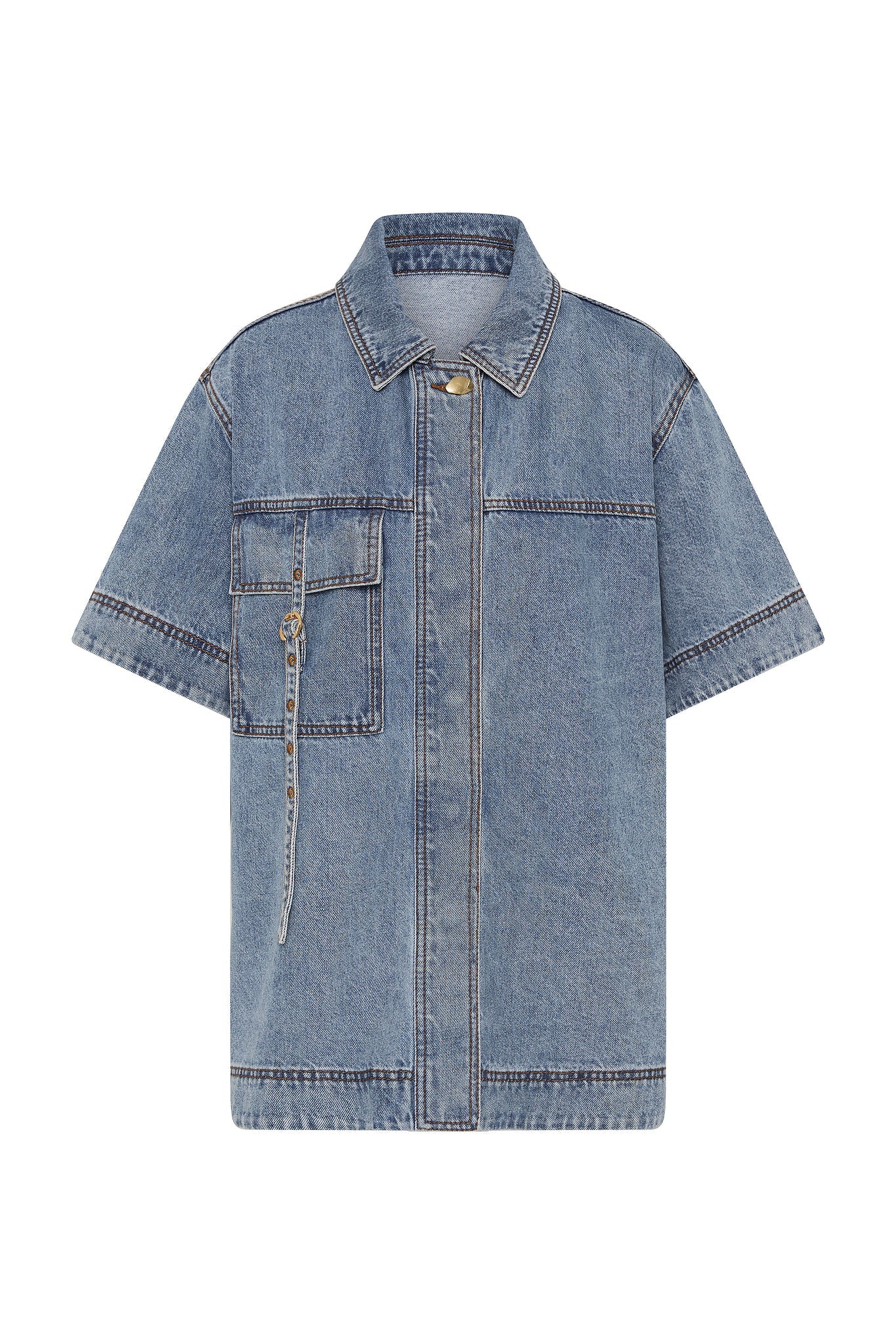 Juno Denim Shirt | Coveti