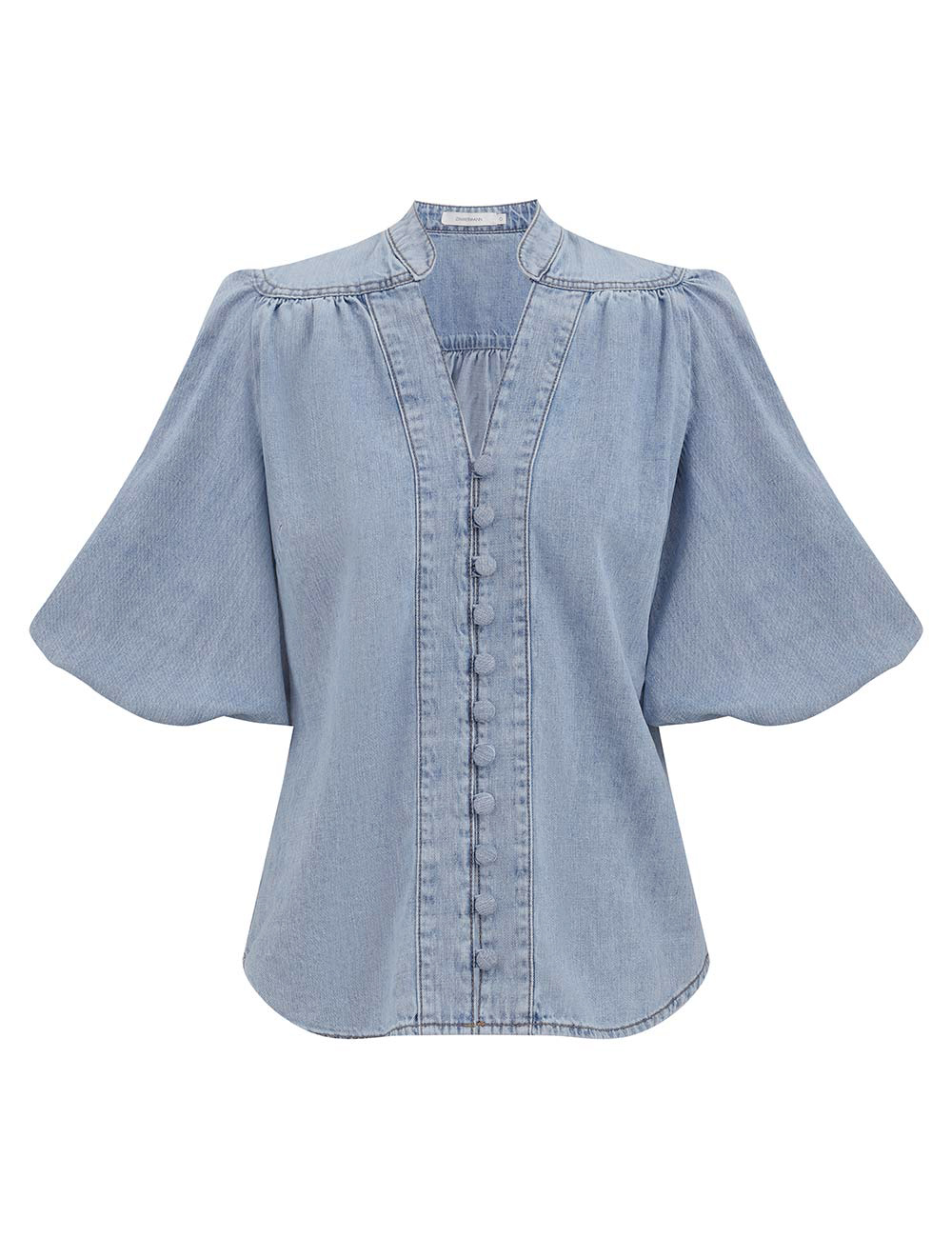 Lucky Denim Blouse | Coveti