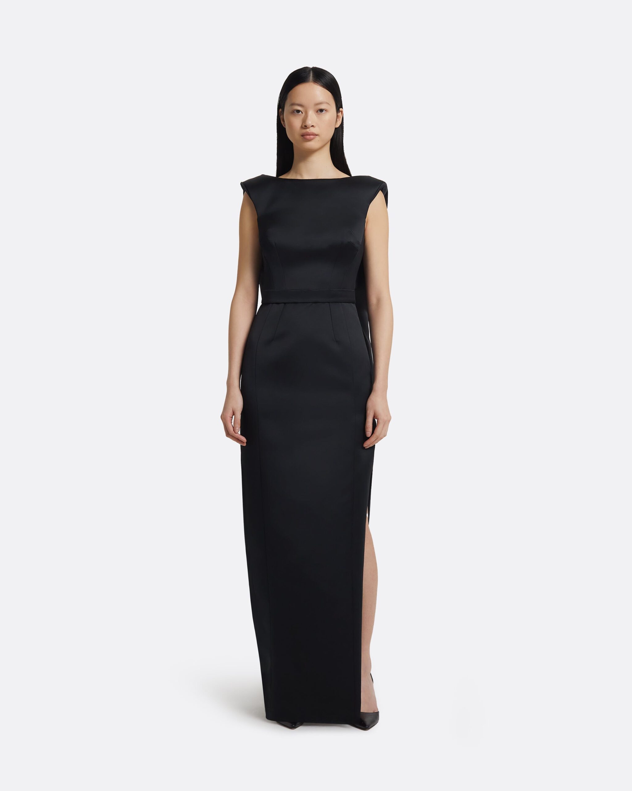 Erica Long Dress In Black | Safiyaa Dresses Coveti