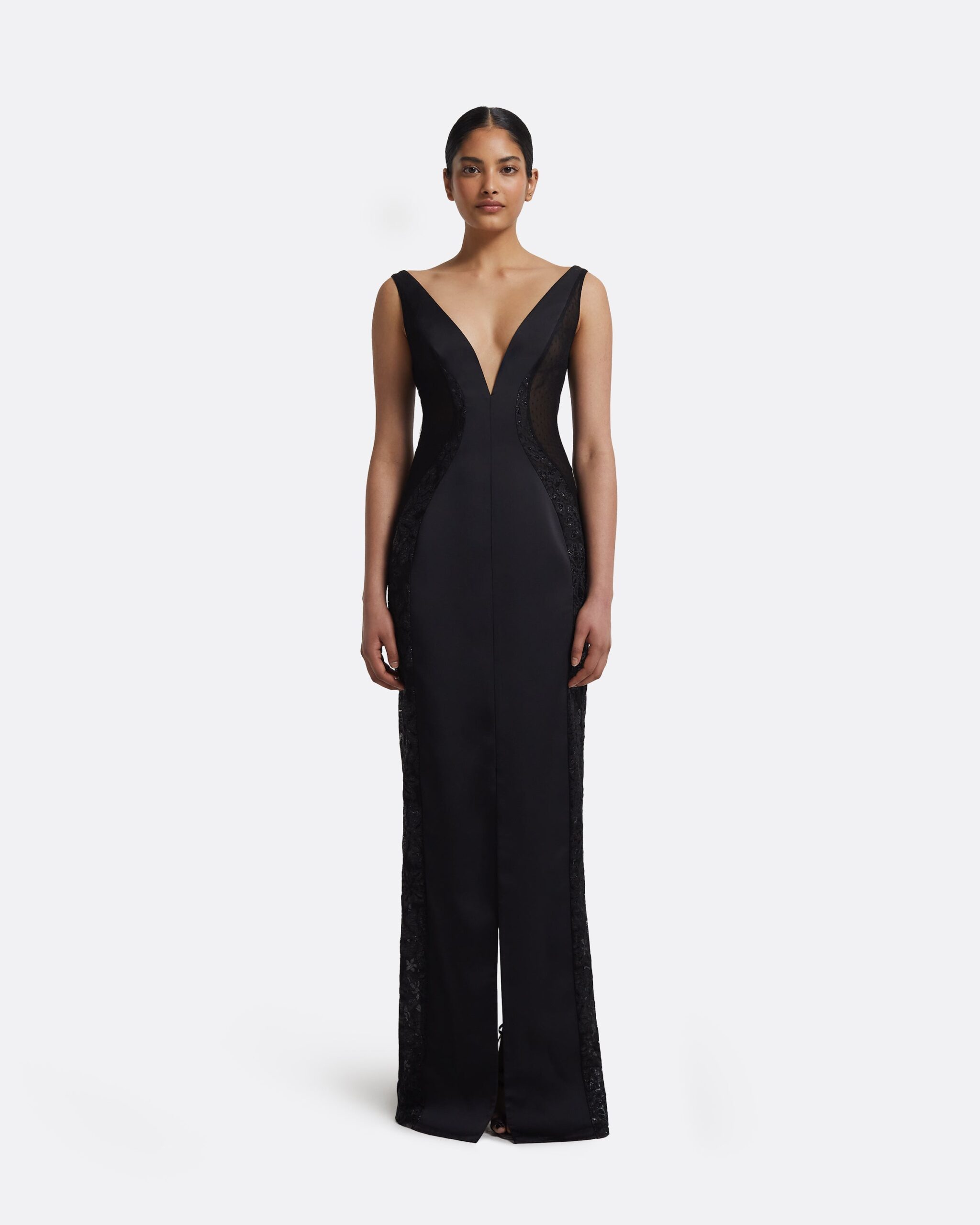 Shayla Long Dress In Black | Safiyaa Dresses Coveti