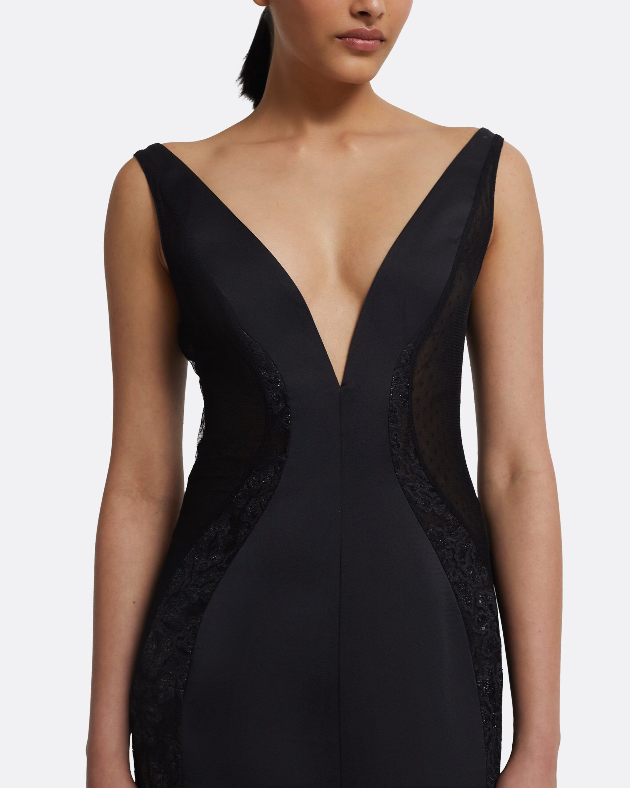 Shayla Long Dress In Black | Safiyaa Dresses Coveti