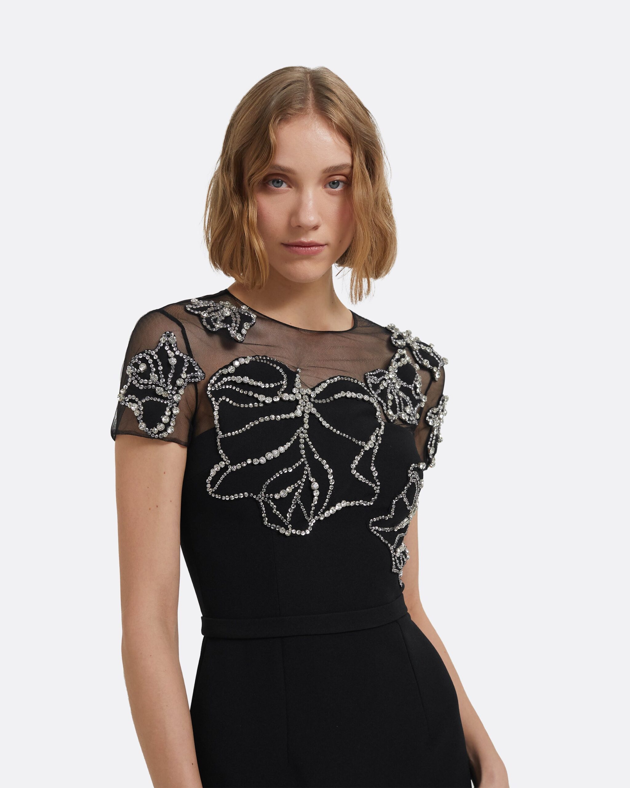 Solani Long Dress In Black | Safiyaa Dresses Coveti