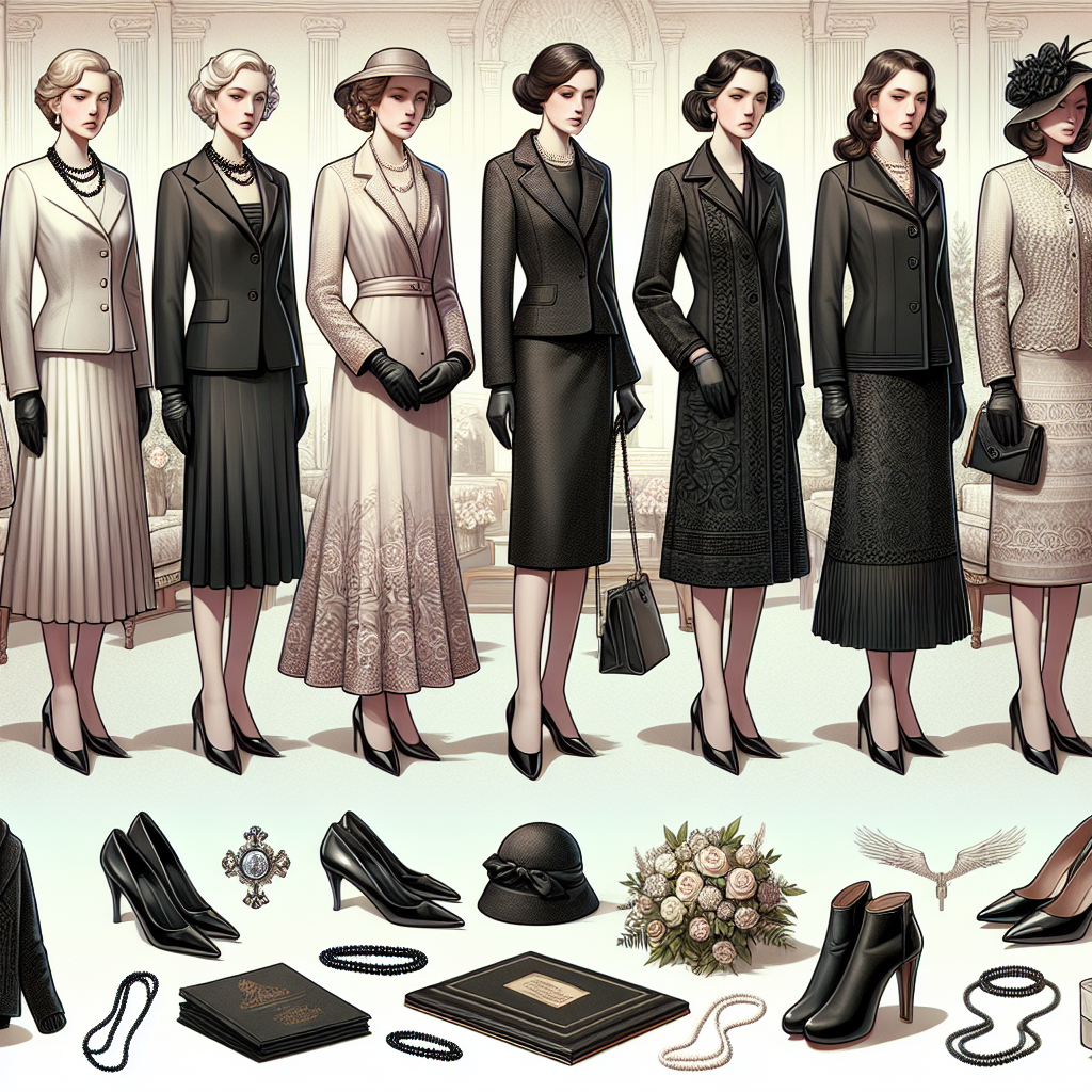 What to Wear to a Funeral Woman: Elegant & Respectful | Fashion & Style ...