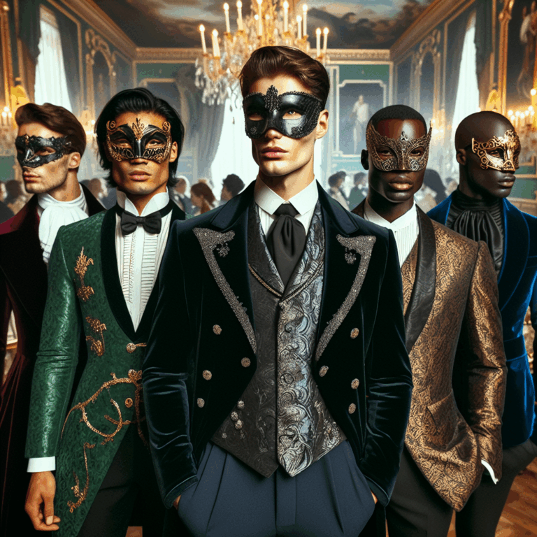 Masquerade Elegance: Stunning Men's Outfit Guide | Fashion & Style Tips ...