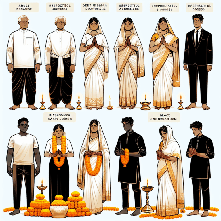 Stunning Hindu Funeral Attire Guide: Dress Respectfully | Fashion ...