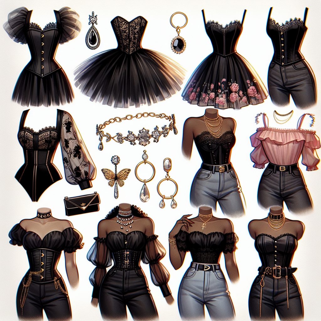 Stunning Outfits for Black Corset Tops: Find Your Match! – Coveti