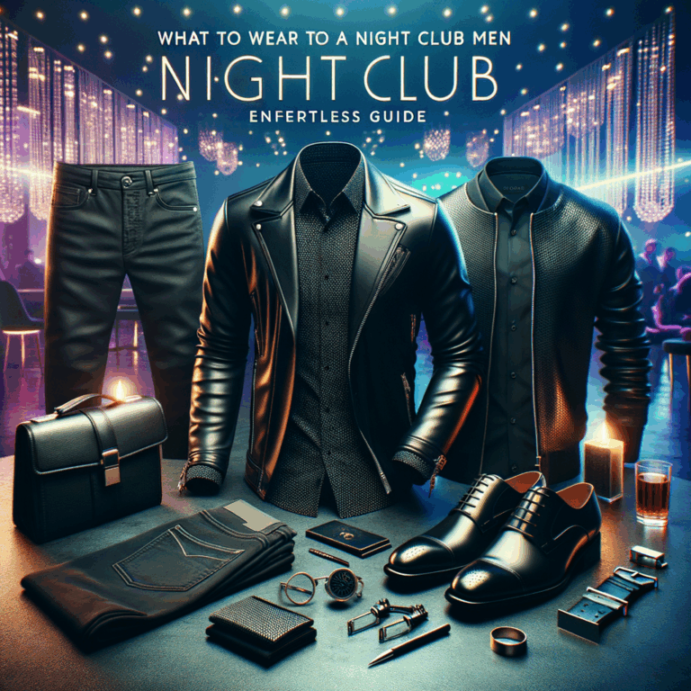 What to Wear to a Night Club Men: Effortless Guide | Fashion & Style ...