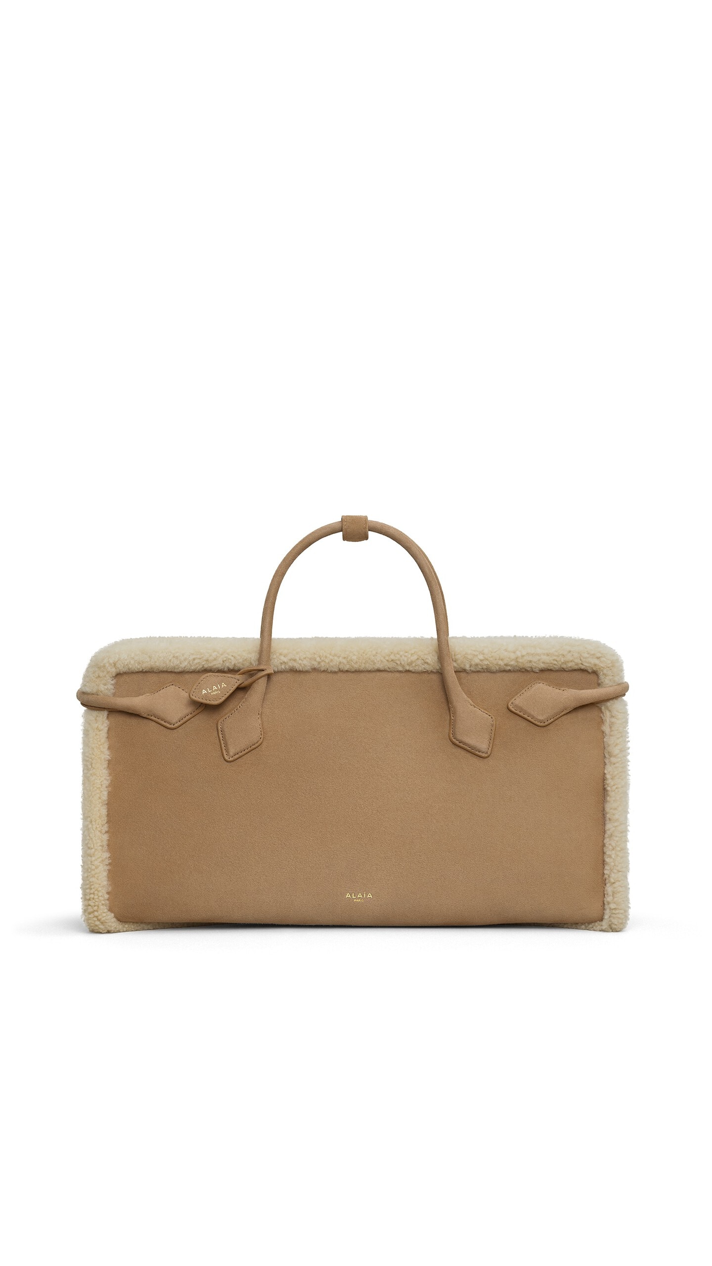 Alaïa Le Teckel Tote Bag In Merino Shearling | Luxury Bags