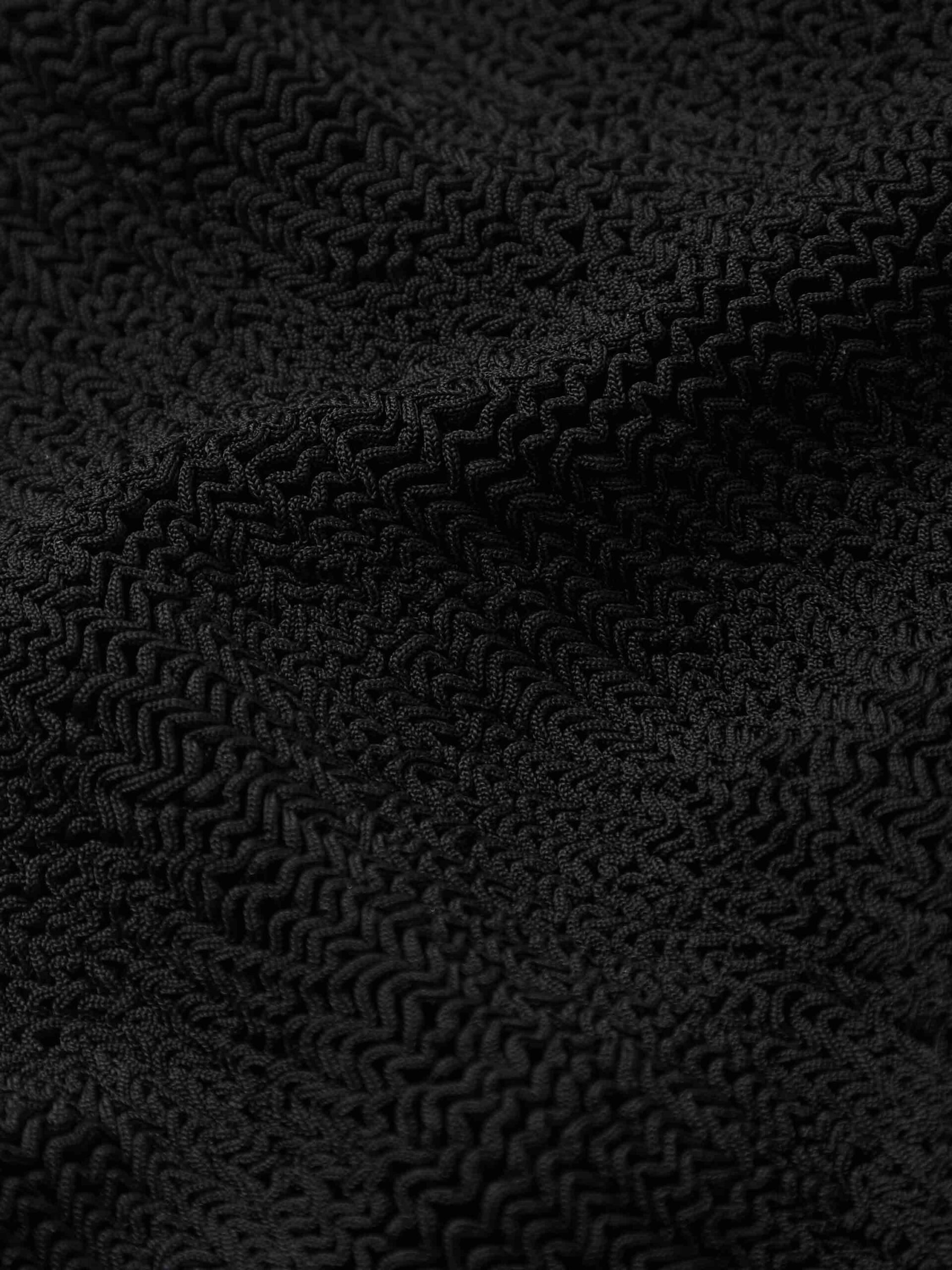 Hunza G Nancy Swim Black | One Size Crinkle Swimwear | Coveti