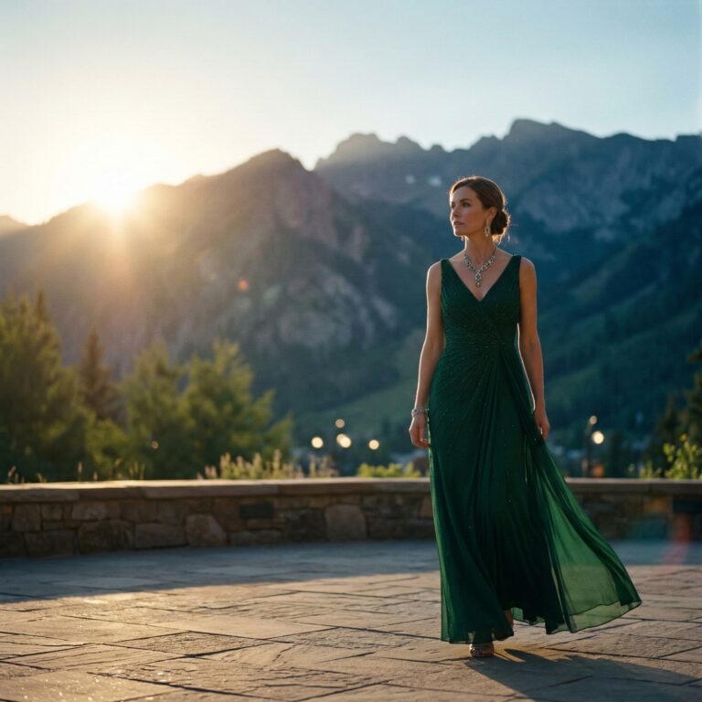 Resort chic wedding guest dress in Aspen Summer 2026 | Fashion & Style ...