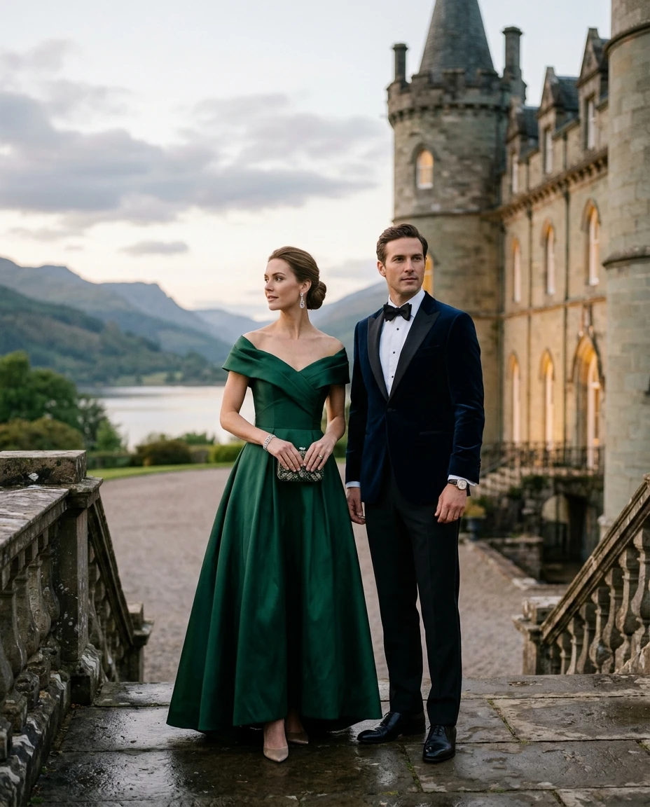 Formal attire dinner outfit in Scotland Summer 2026 | Fashion & Style ...